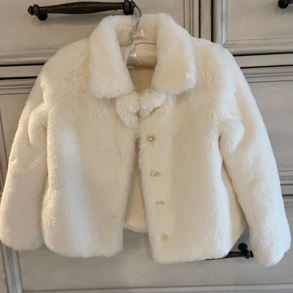 Epic Threads | Jackets & Coats | Epic Threads 2t White Faux Fur Coat In ...